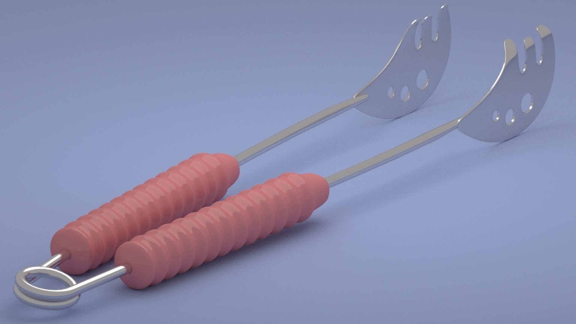 3d Tongs Model