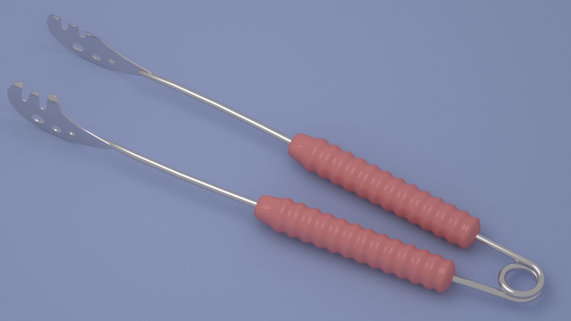 3d Tongs Model
