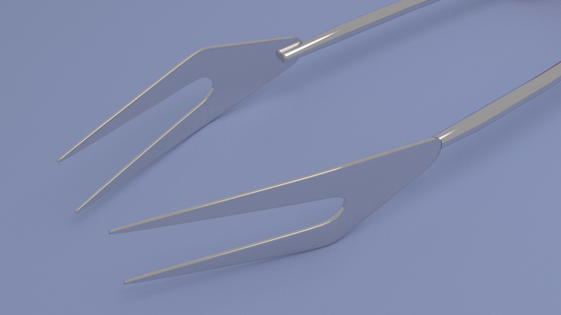 3d Tongs Model
