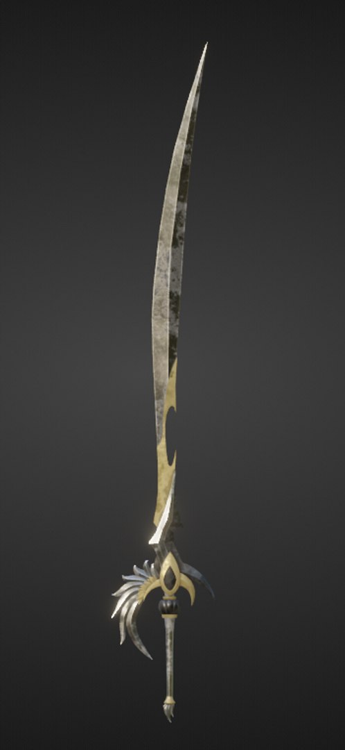 3D Winged Sword Model - TurboSquid 2081579