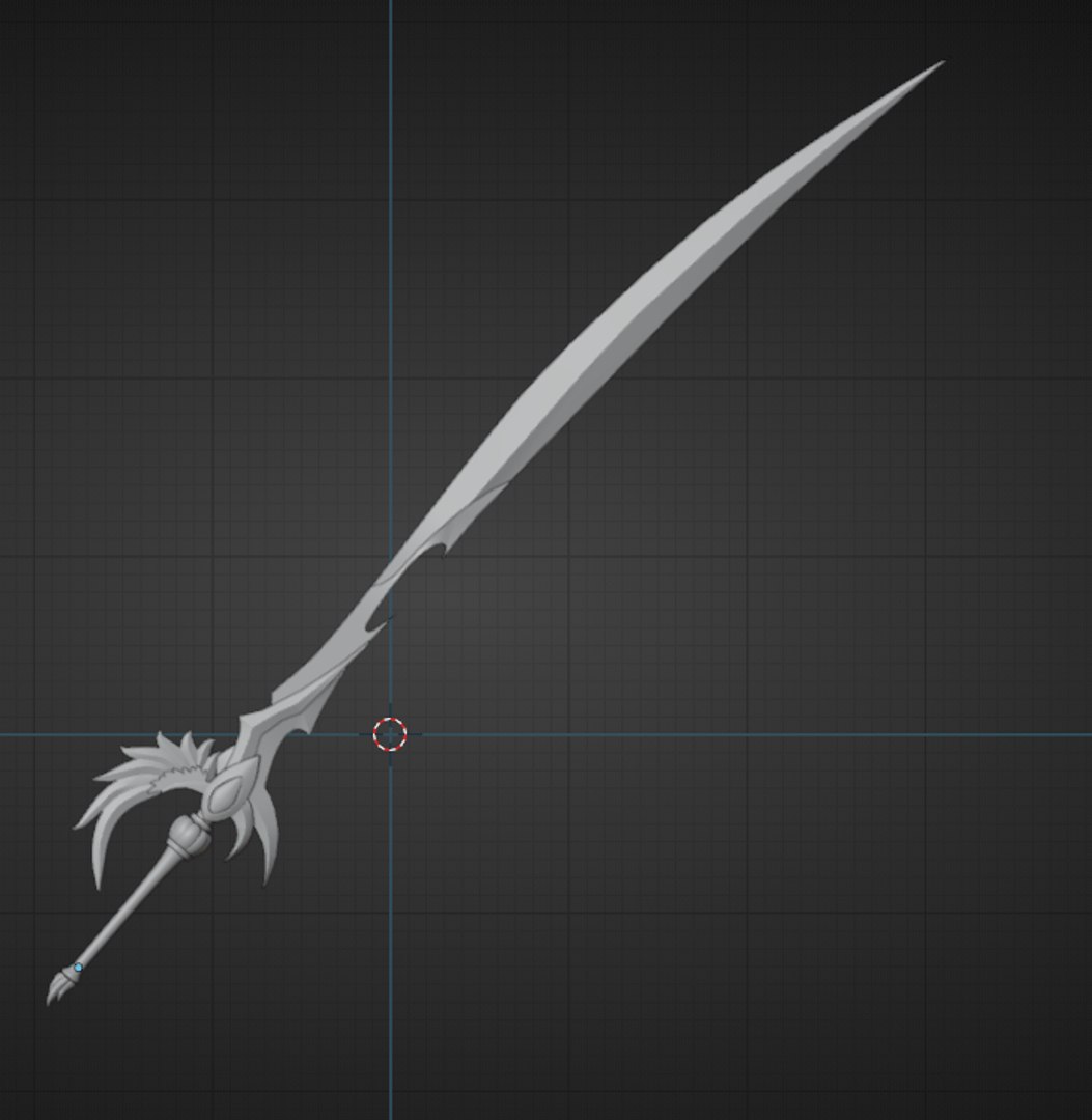 3D Winged Sword Model - TurboSquid 2081579