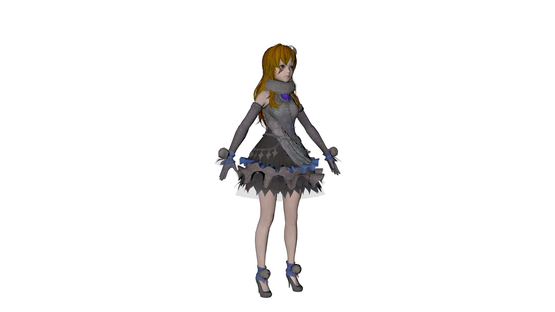 3D Hauntingly Beautiful Character - TurboSquid 2378469