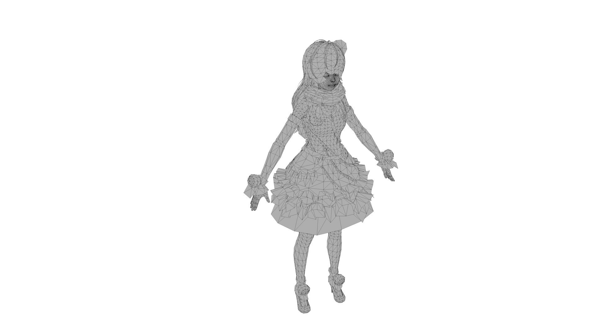 3D Hauntingly Beautiful Character - TurboSquid 2378469