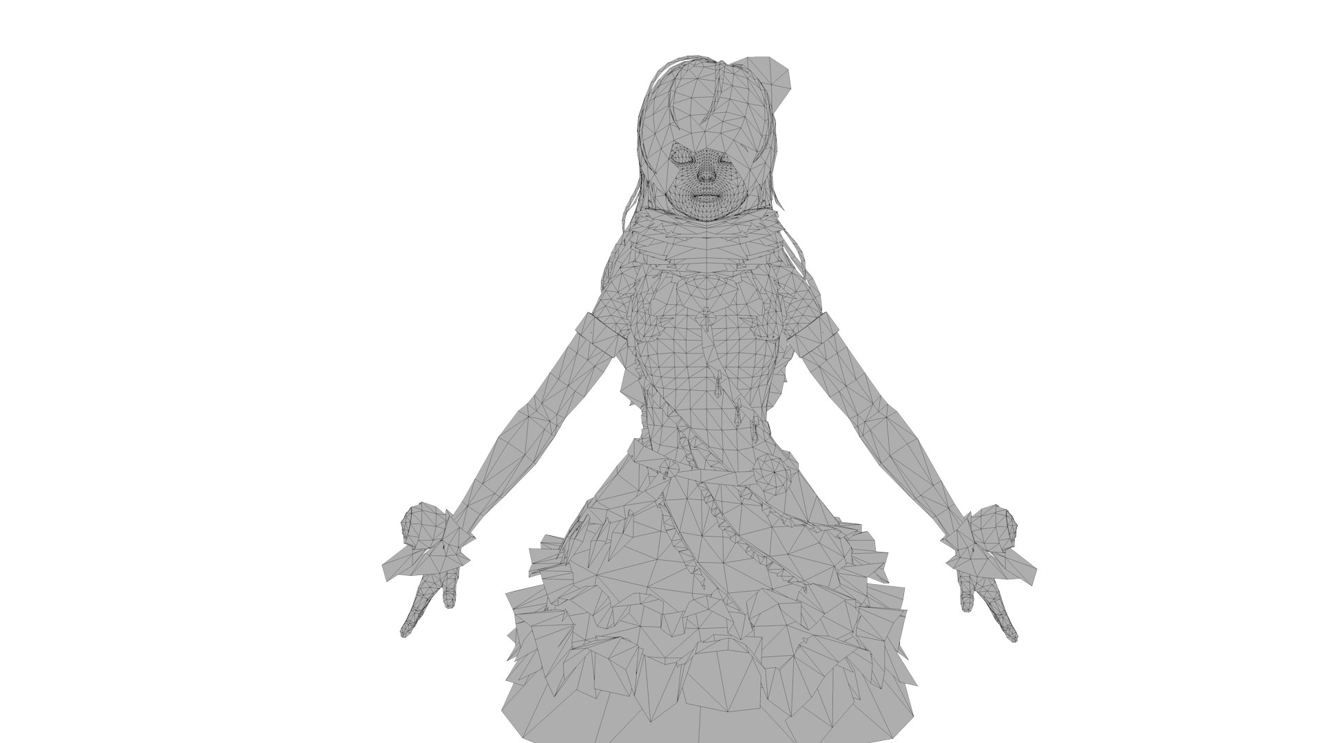 3D Hauntingly Beautiful Character - TurboSquid 2378469