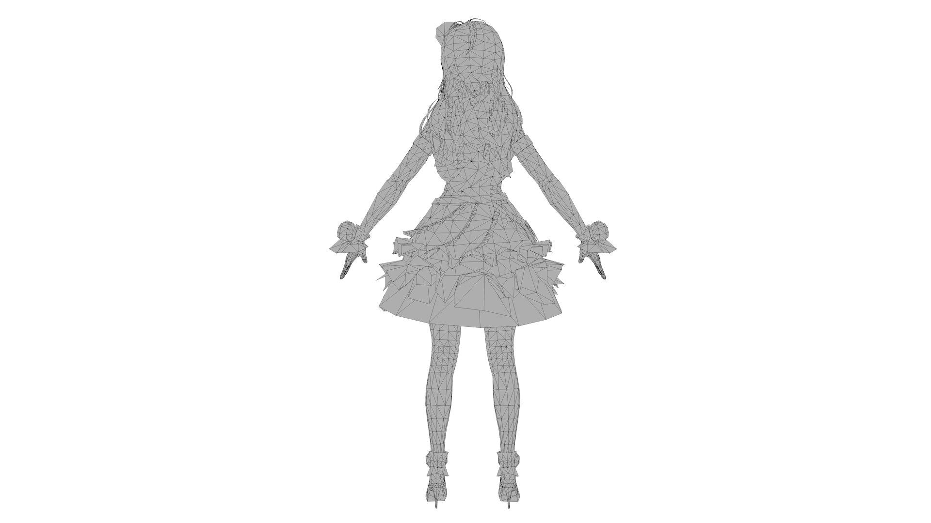 3D Hauntingly Beautiful Character - TurboSquid 2378469