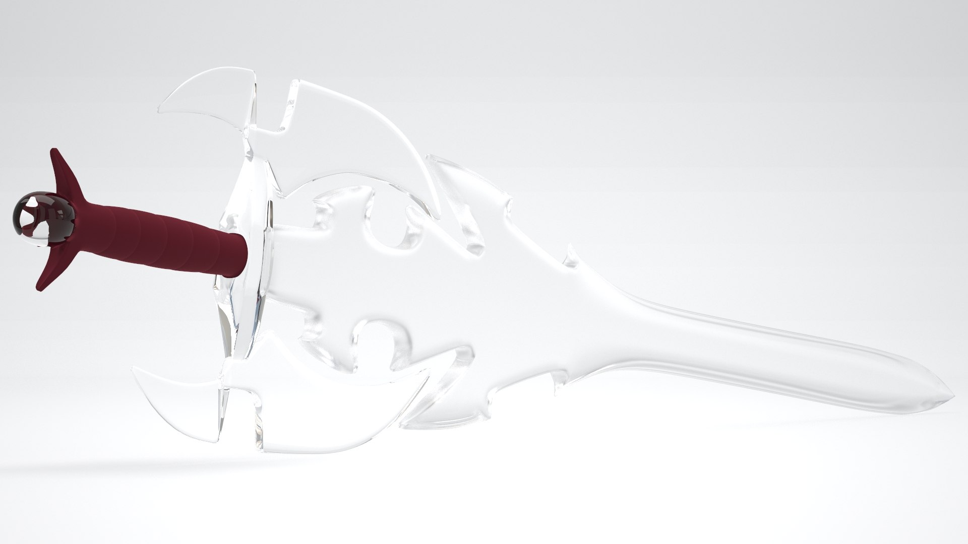 3D Sword Of Darkness Frosted - TurboSquid 2380378
