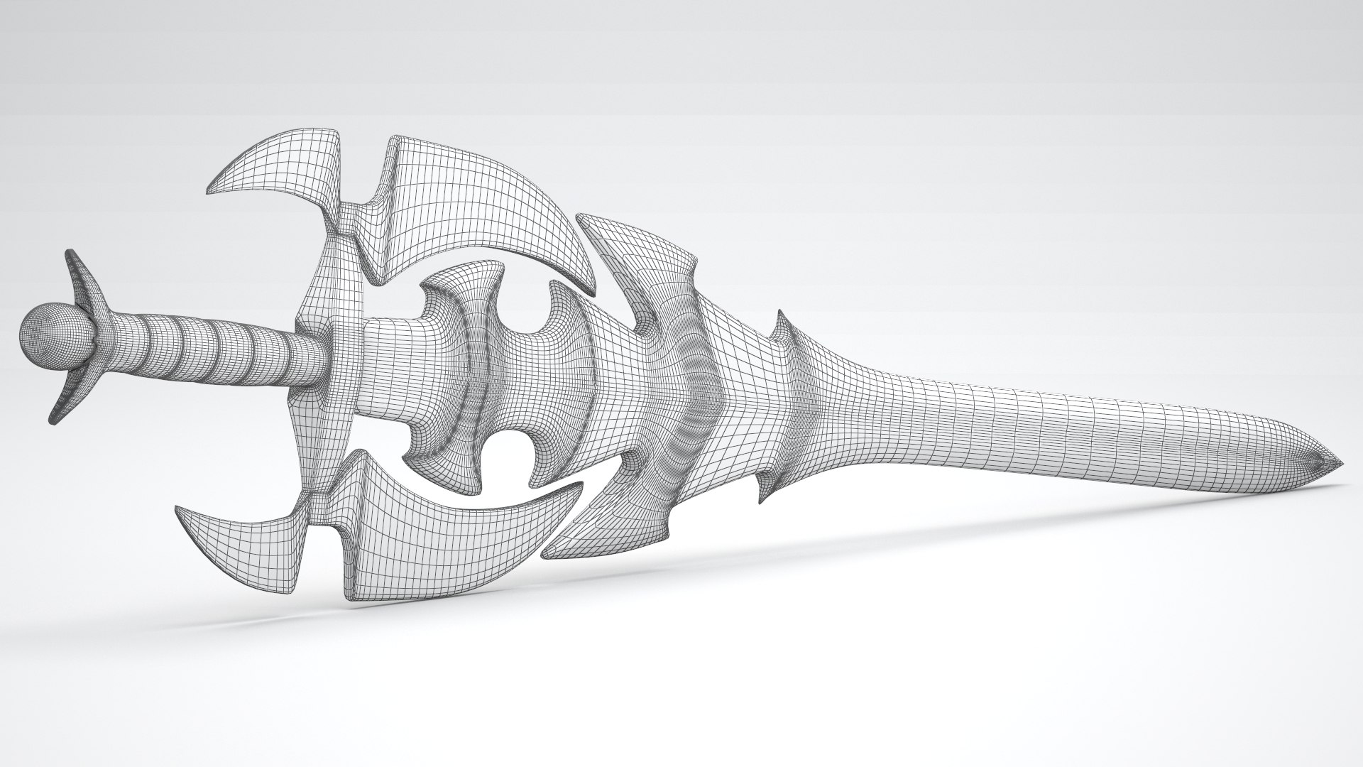 3D Sword Of Darkness Frosted - TurboSquid 2380378