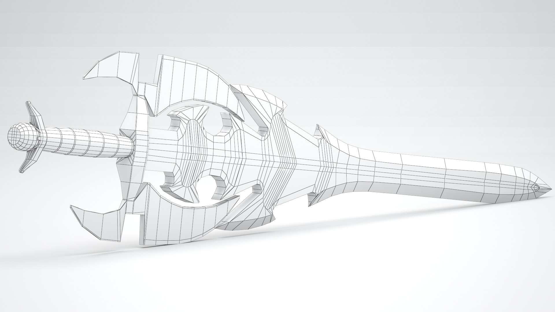 3D Sword Of Darkness Frosted - TurboSquid 2380378