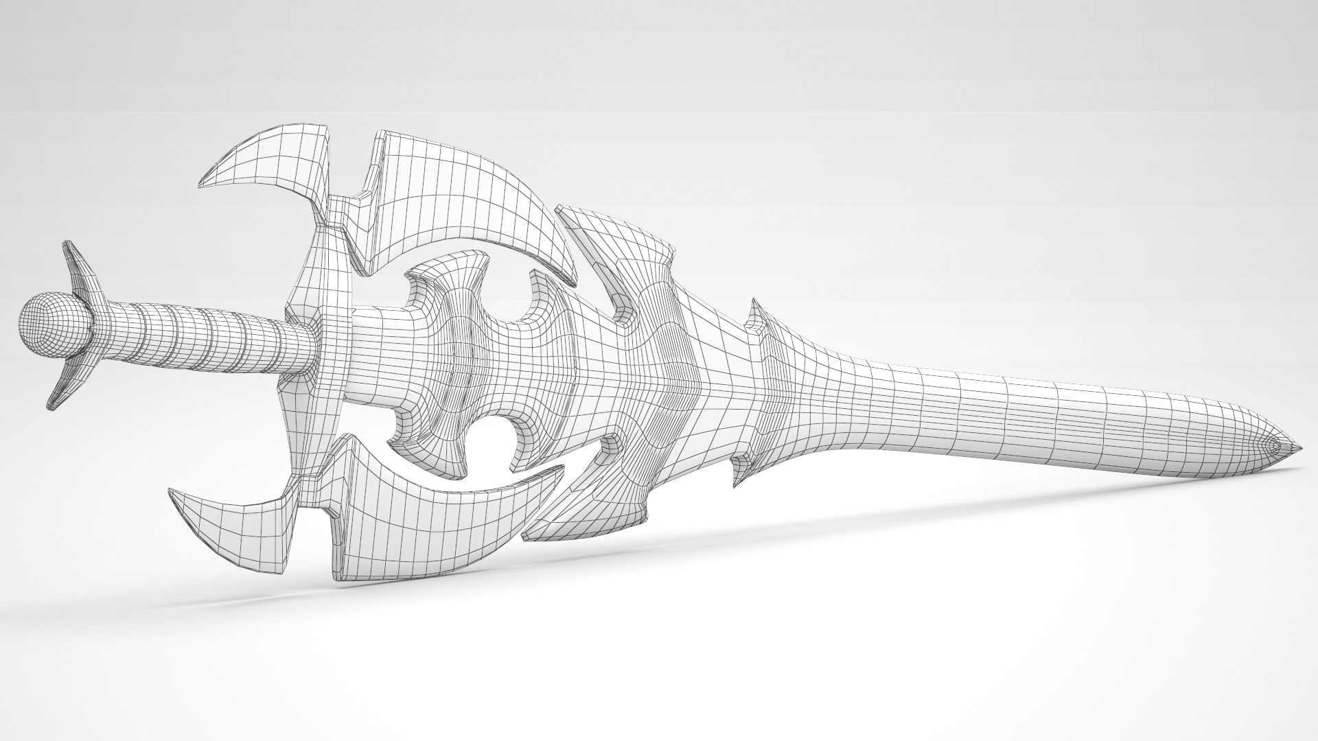 3D Sword Of Darkness Frosted - TurboSquid 2380378