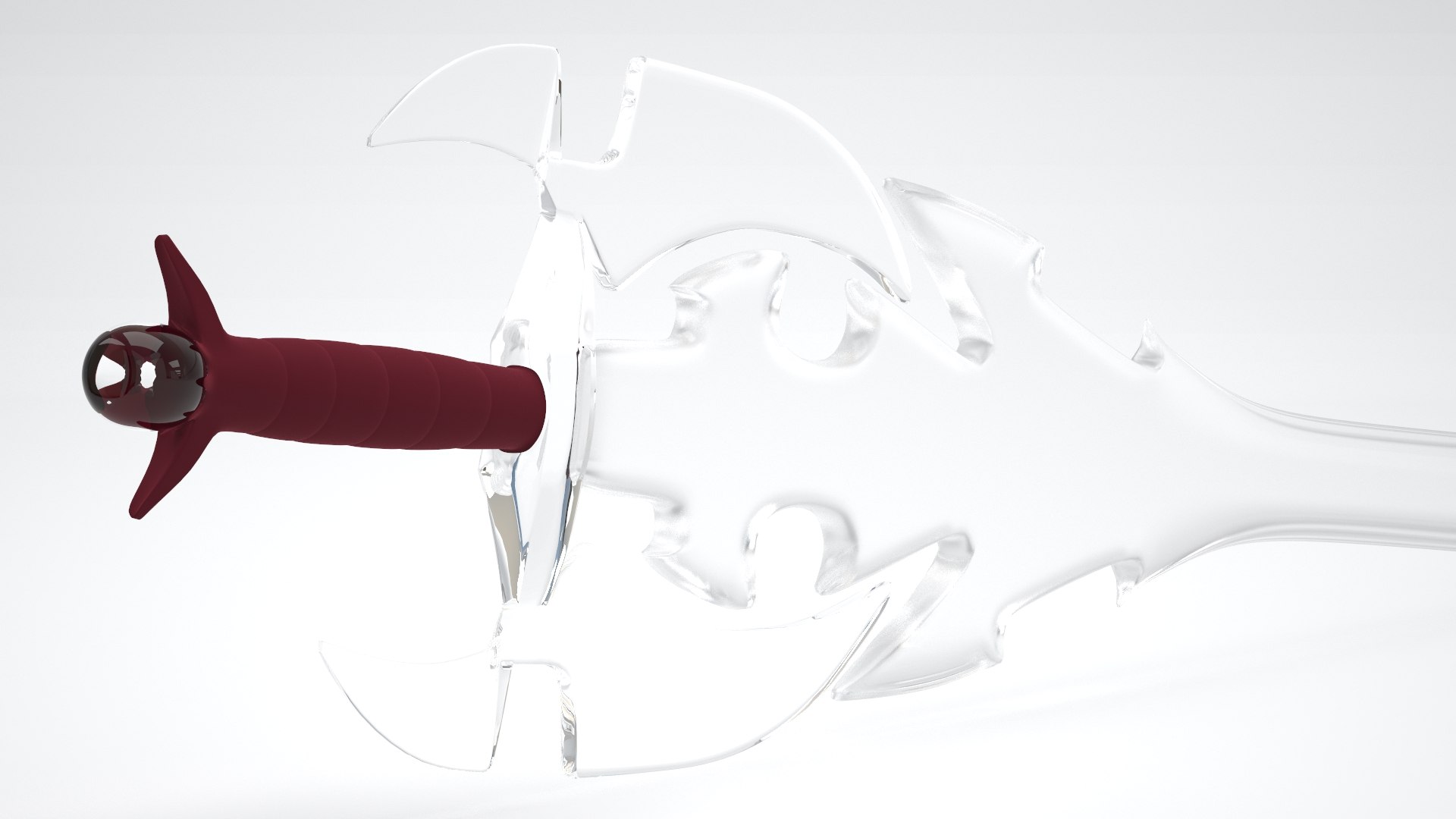 3D Sword Of Darkness Frosted - TurboSquid 2380378