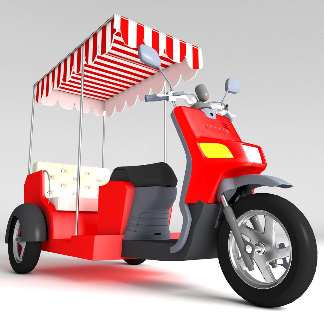 Motorickshaw 8K 3D - TurboSquid 2321351