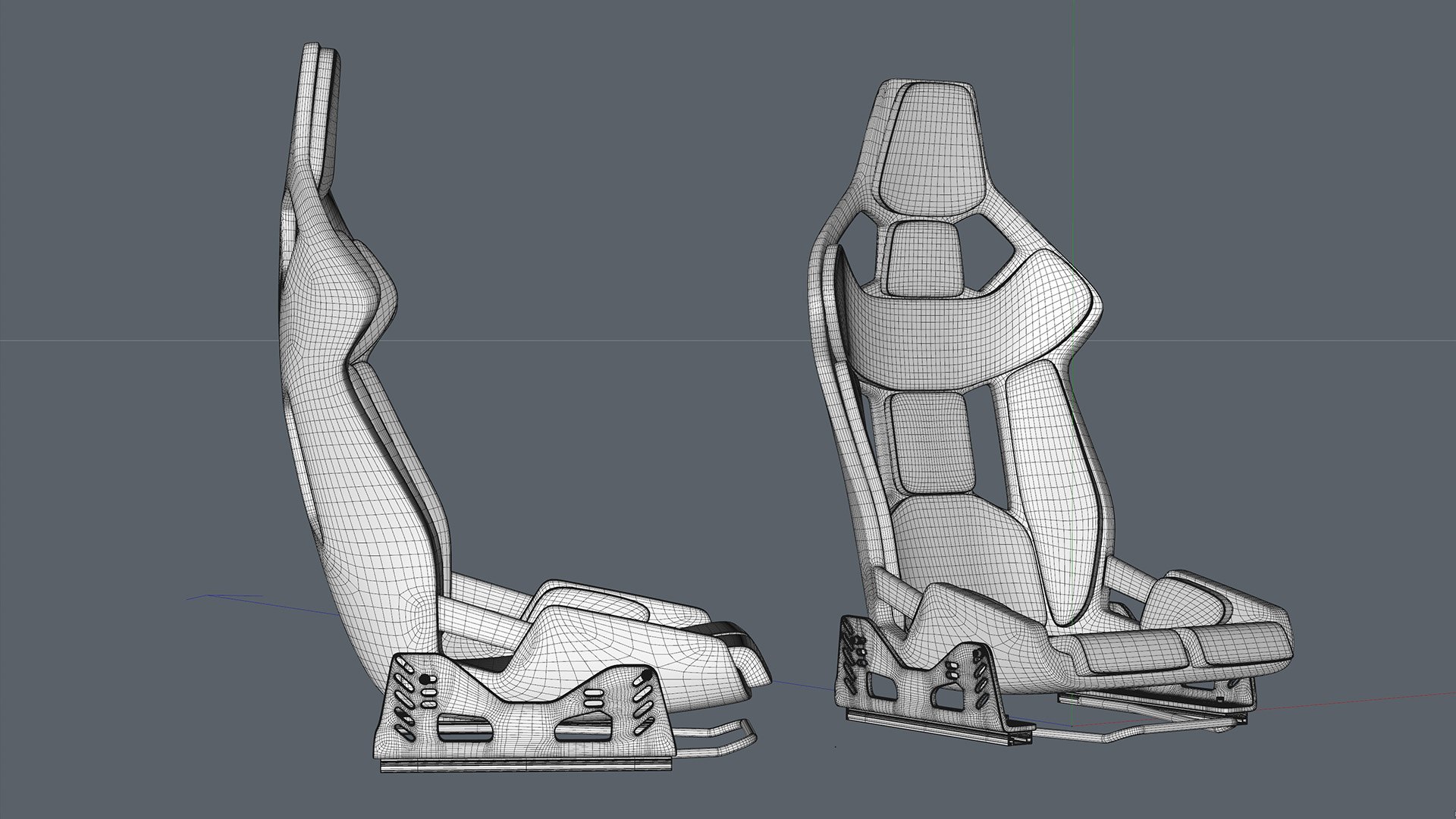 3D Carbon Fibre Car Racing Seat Model - TurboSquid 2303854