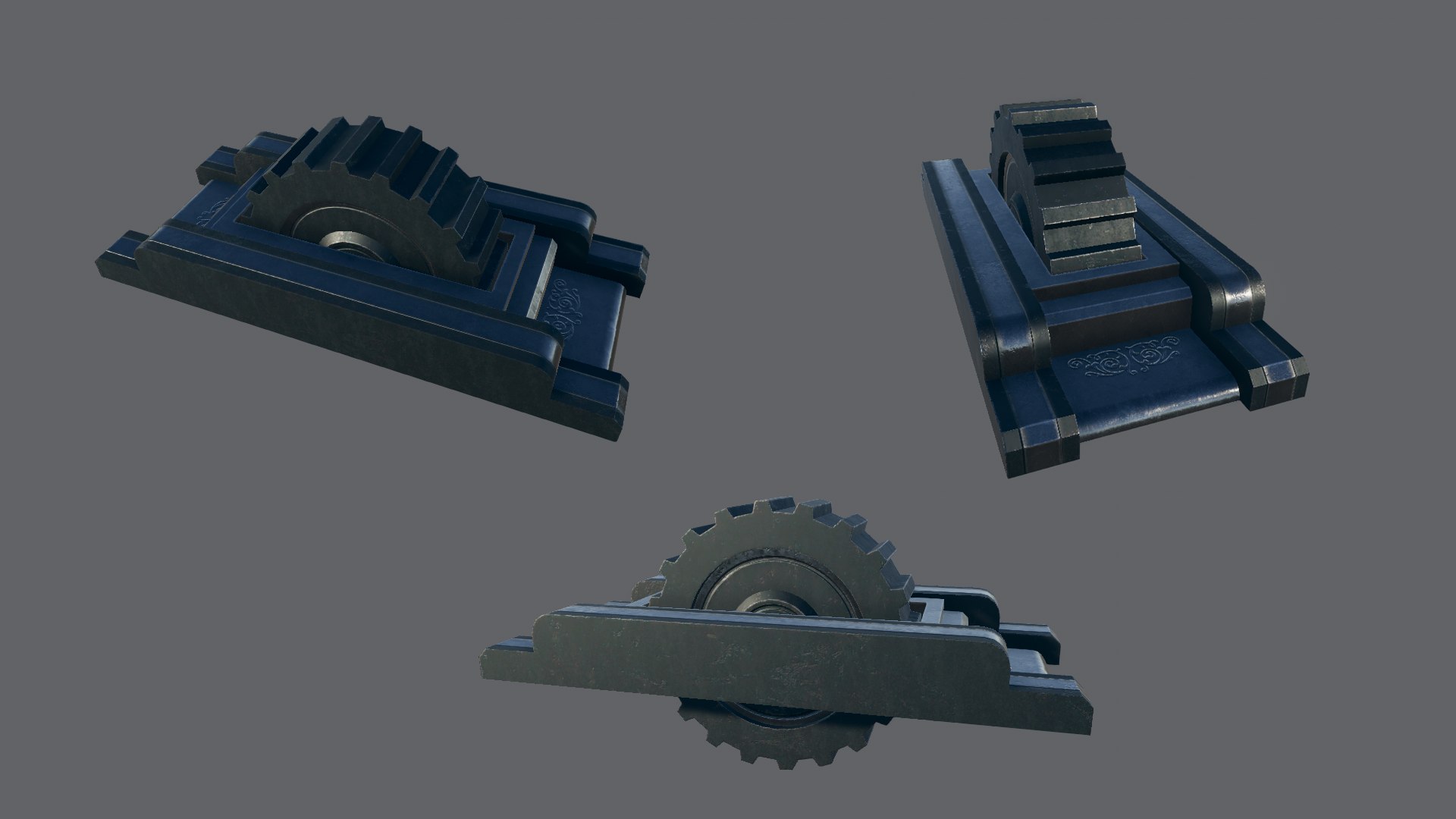 3D Gears Levers Mechanisms - TurboSquid 1525998