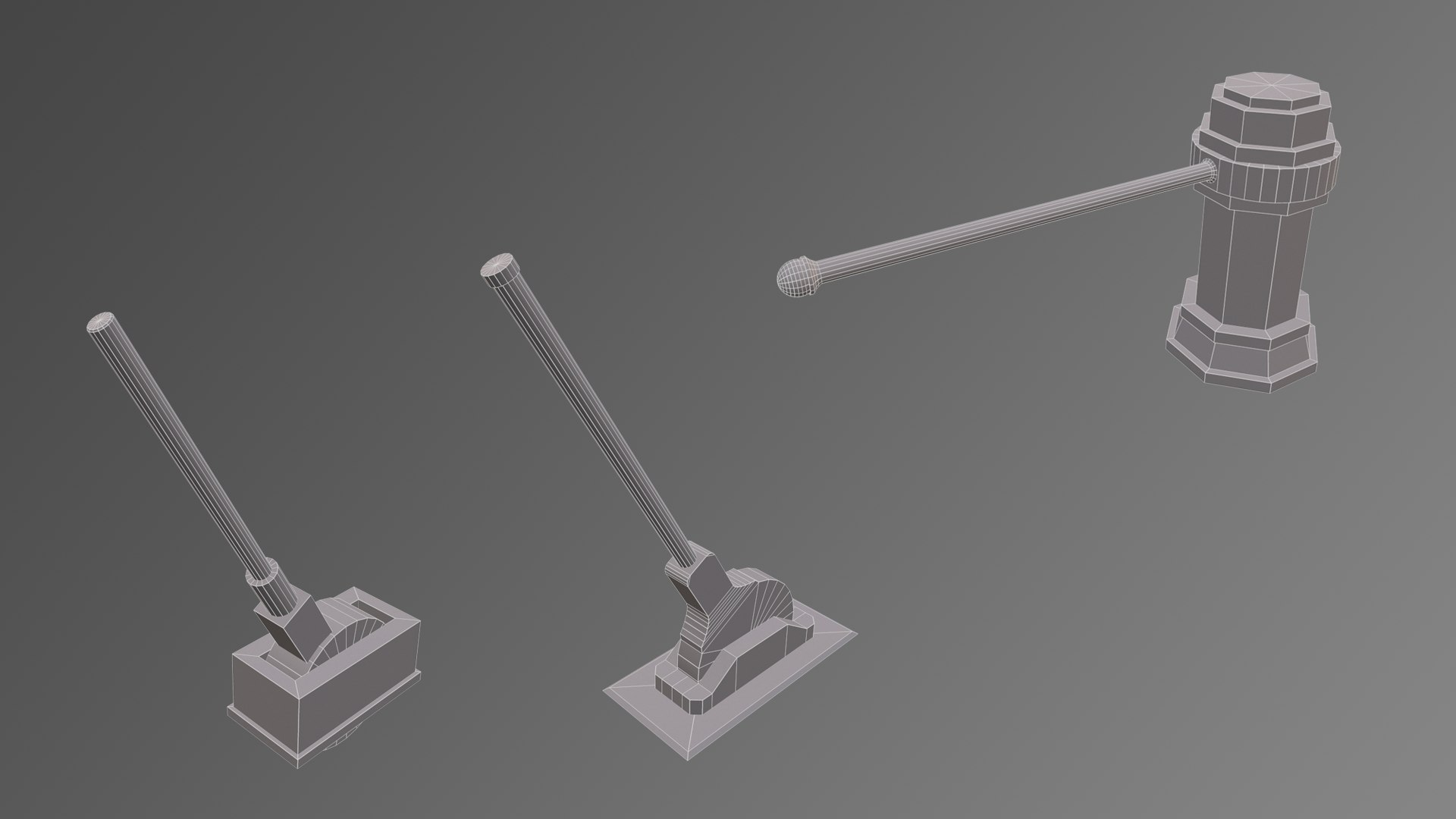 3D Gears Levers Mechanisms - TurboSquid 1525998