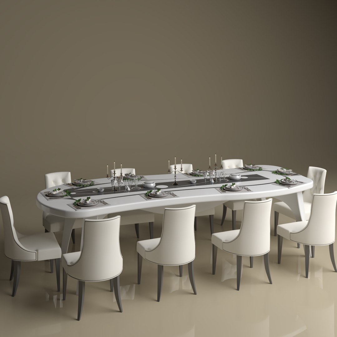 3D Model Dining Table - TurboSquid 1975204