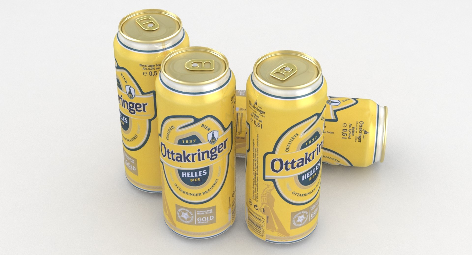 Beer Bier Ottakringer 3D - TurboSquid 1161353