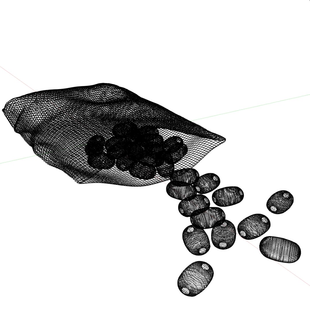 3d Model Bag Candy