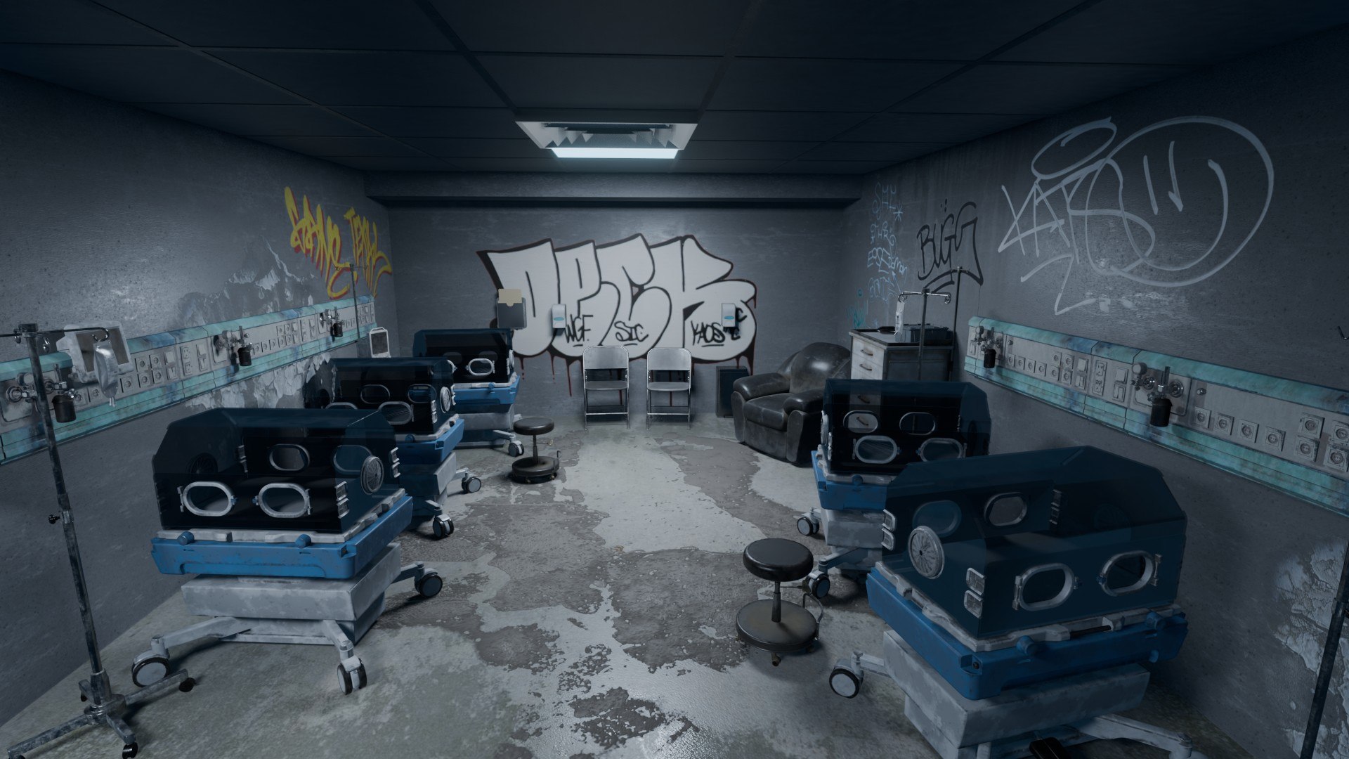 3D Model Hospital Incubator Room - TurboSquid 2257812