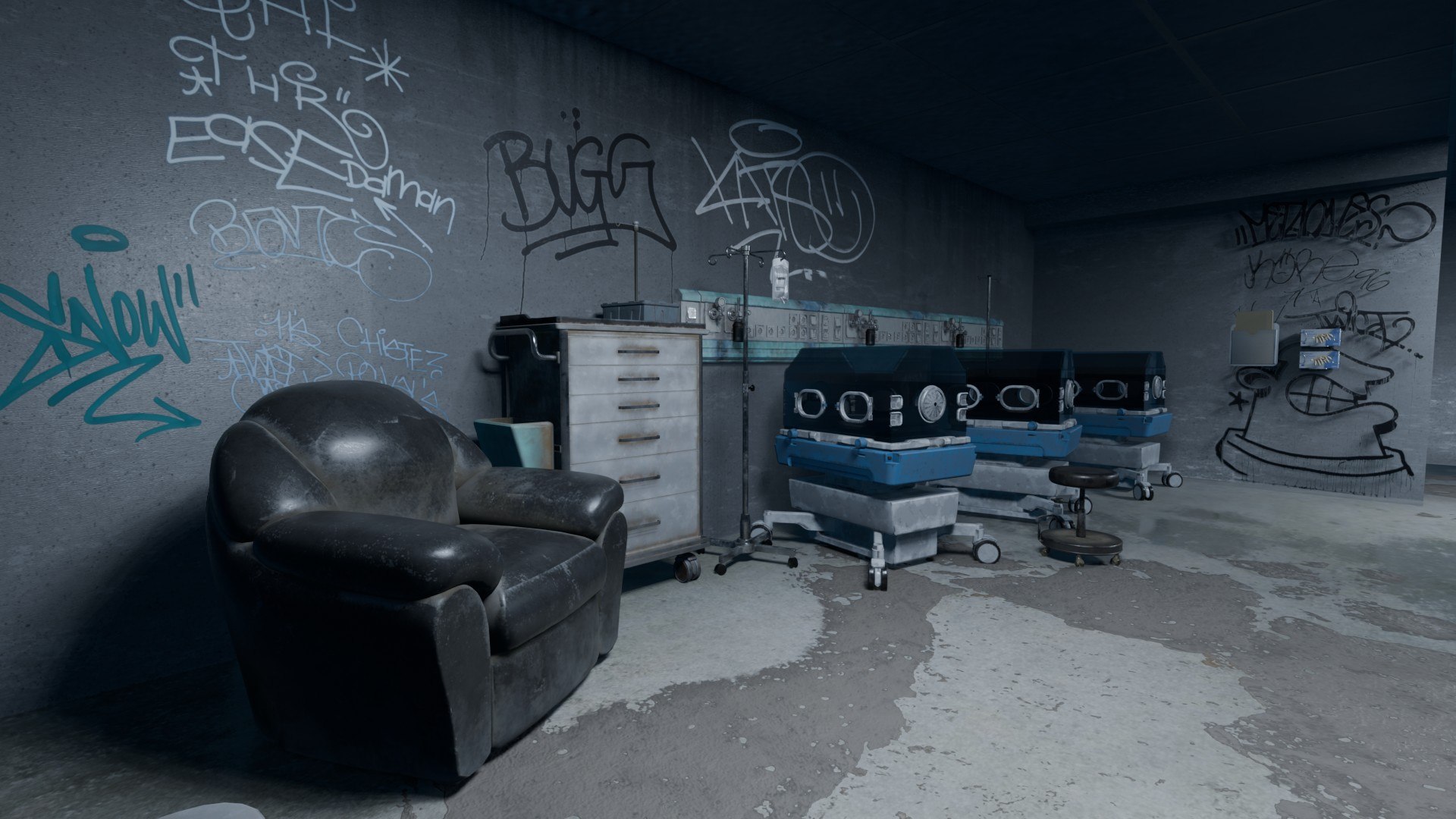 3D Model Hospital Incubator Room - TurboSquid 2257812
