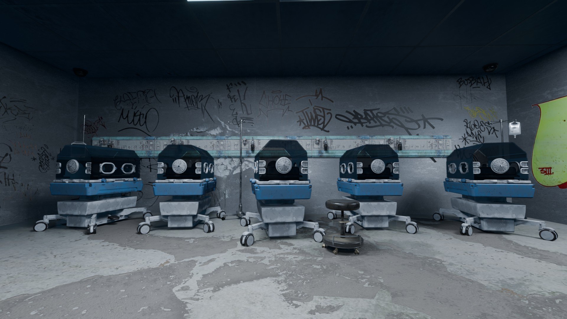 3D Model Hospital Incubator Room - TurboSquid 2257812