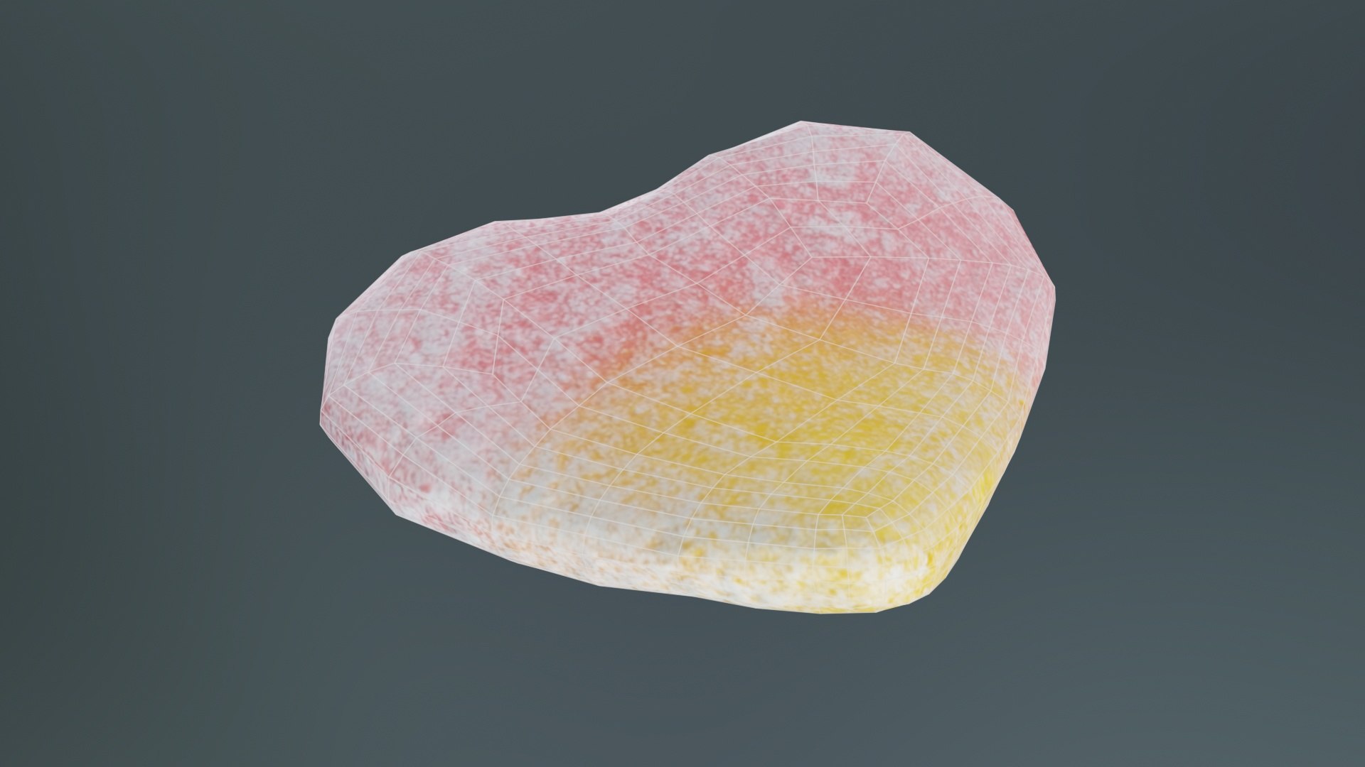 3D Model 2 Color Sour Heart Remastered - TurboSquid 2362208