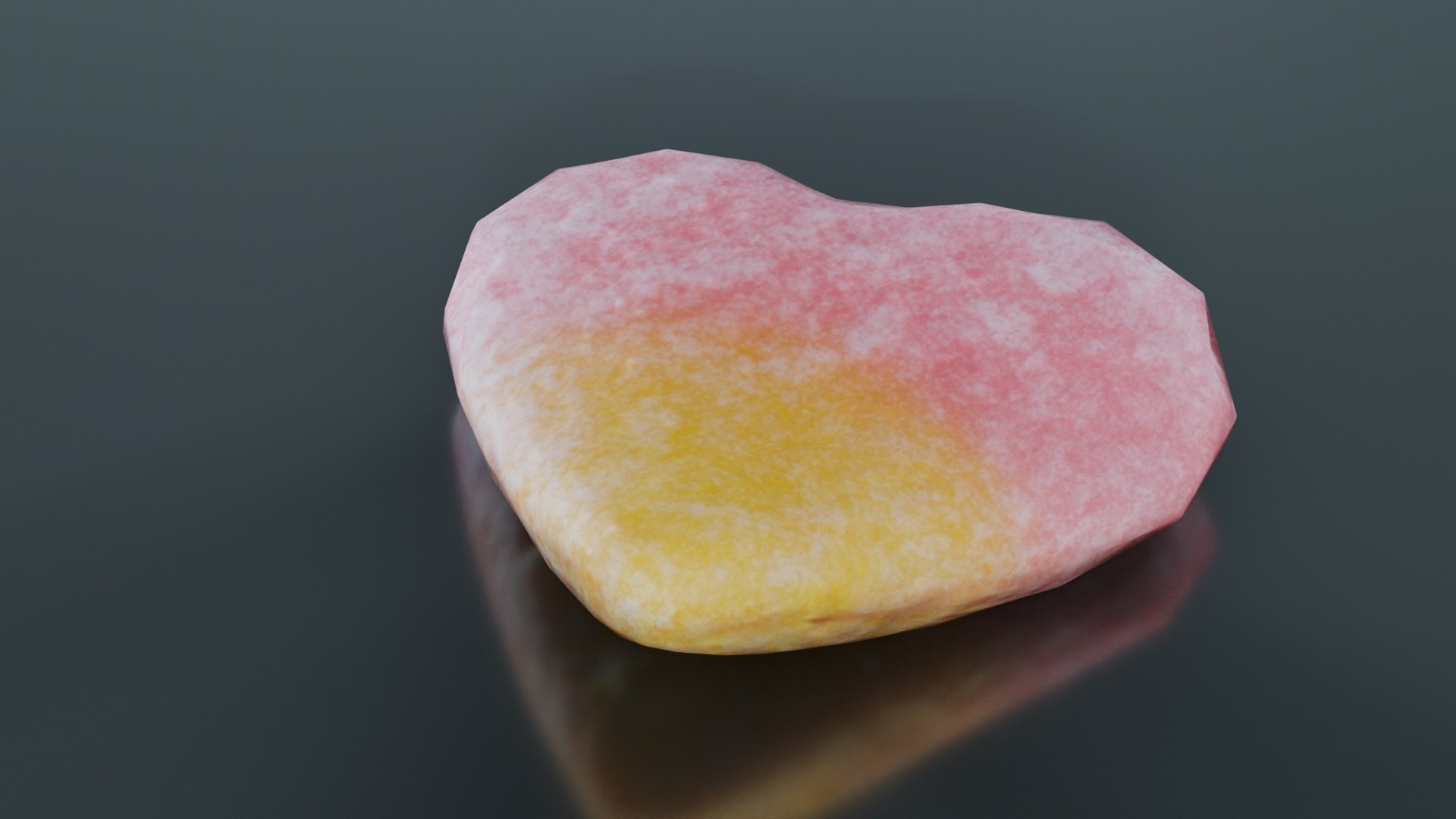 3D Model 2 Color Sour Heart Remastered - TurboSquid 2362208