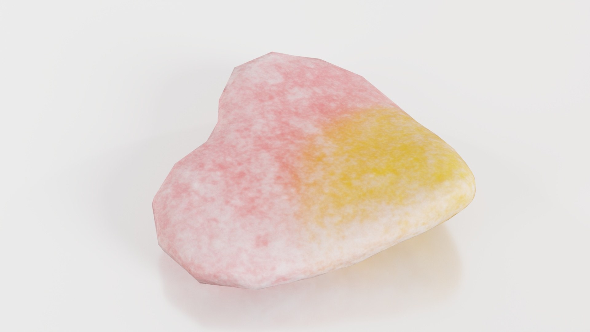 3D Model 2 Color Sour Heart Remastered - TurboSquid 2362208