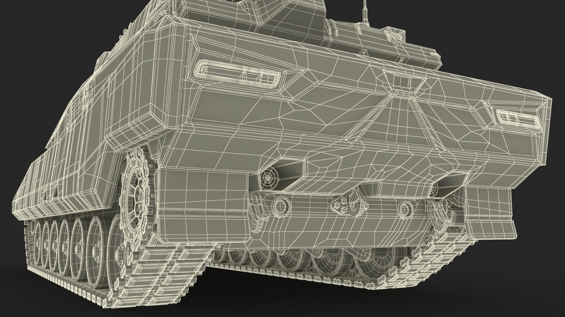 Rheinmetall Panther KF51 MBT Dusted Model - TurboSquid 2203757
