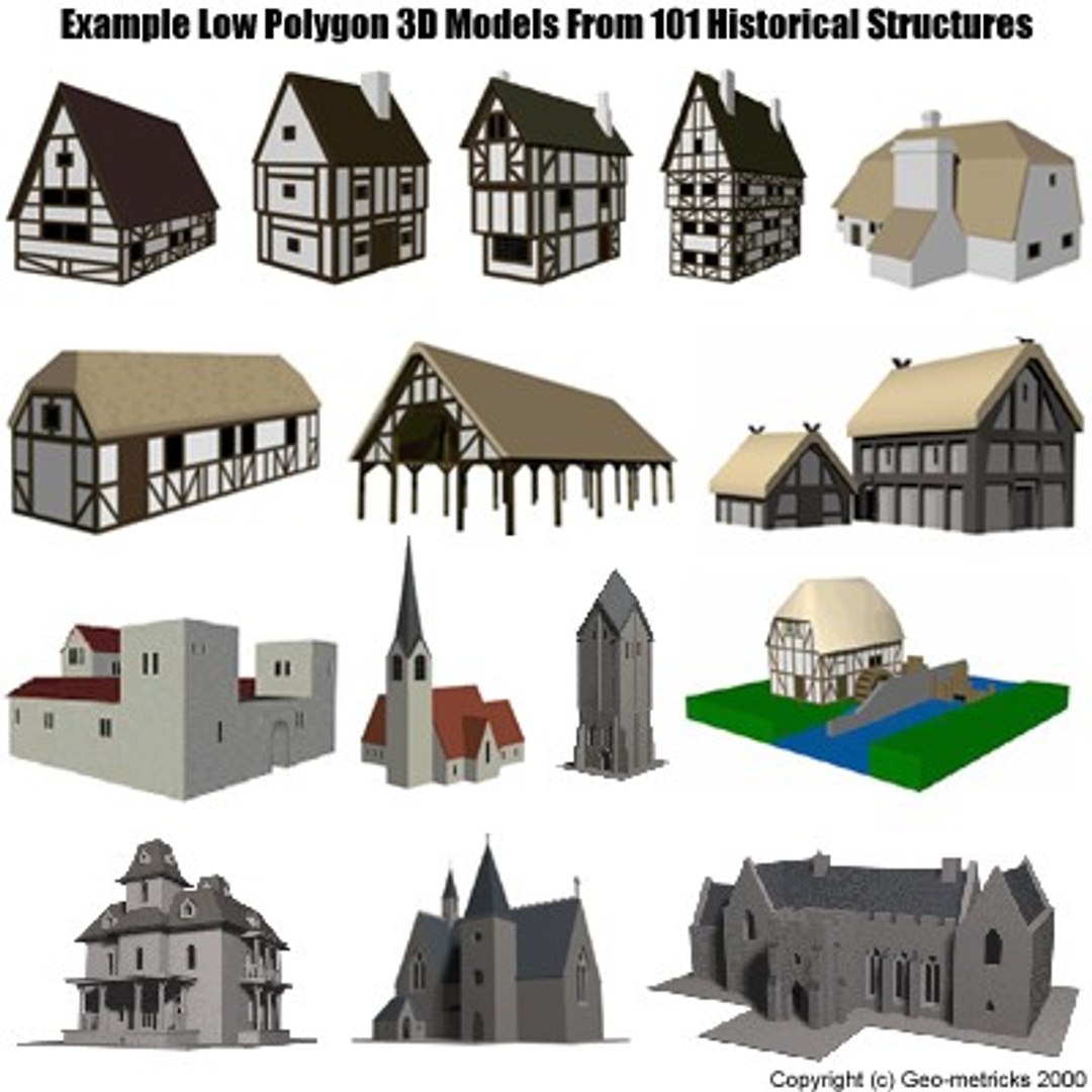 Polygons Structure 3d Model