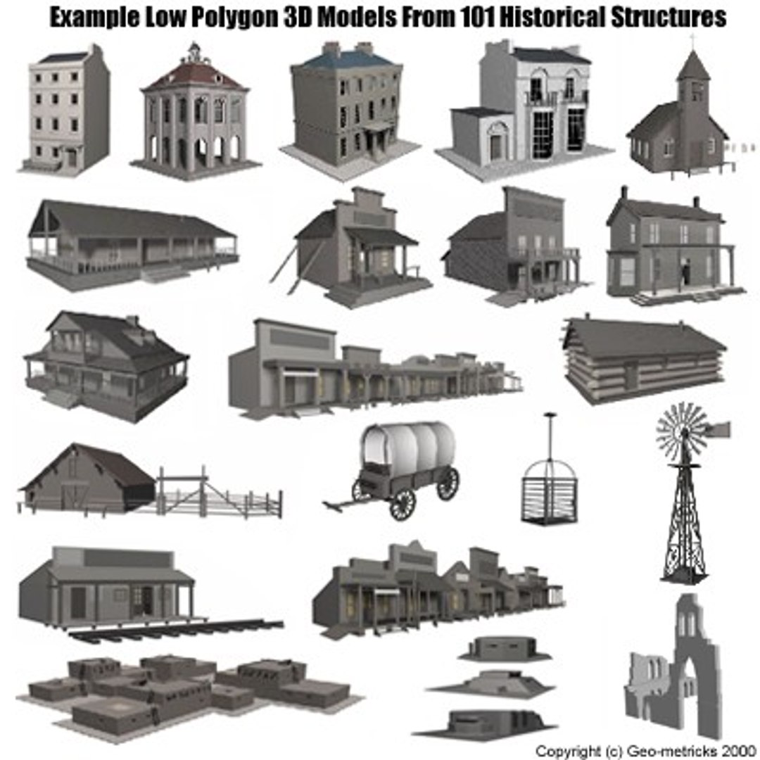 Polygons Structure 3d Model