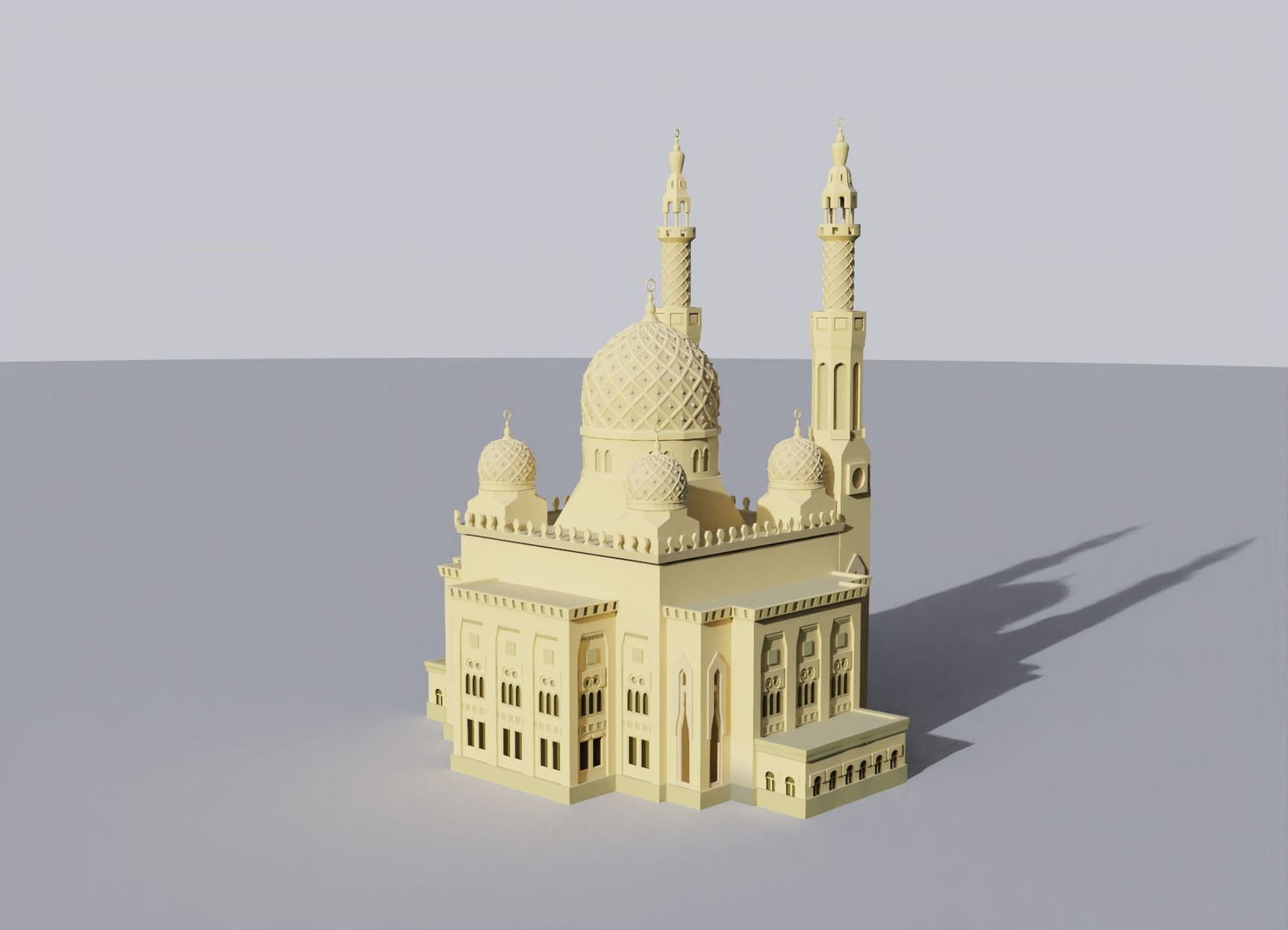 3D Model Mosque - TurboSquid 1518386