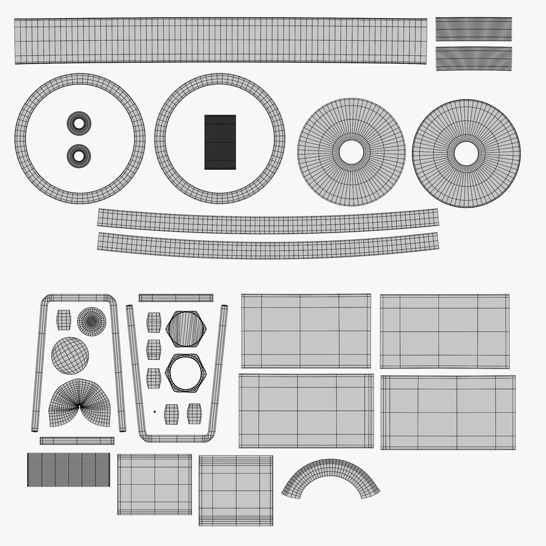 Small Plastic Wheel 3D Model - TurboSquid 1891455