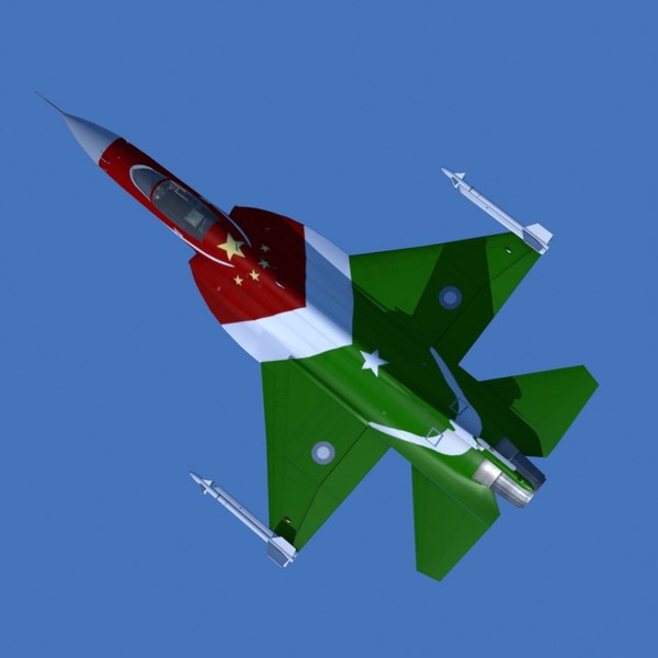 chengdu jf-17 thunder fighter 3d max