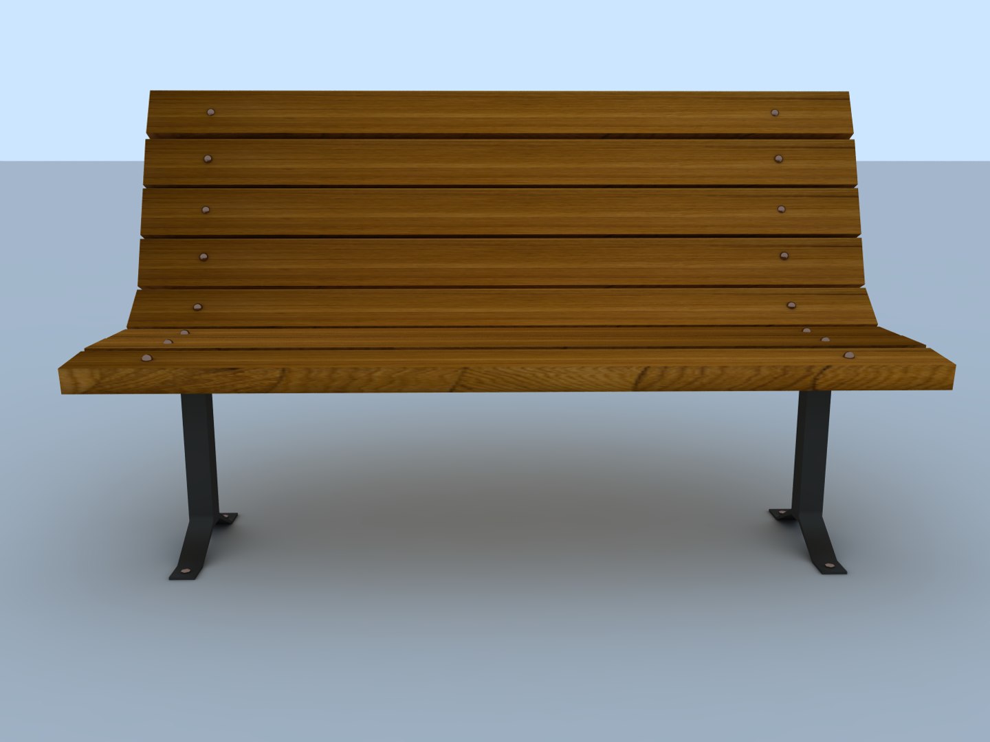3d model bench
