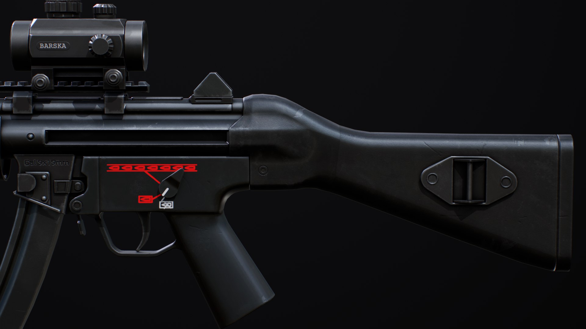 3D Mp5A2 Tactical - Low Poly Mobile Ready - TurboSquid 1975193