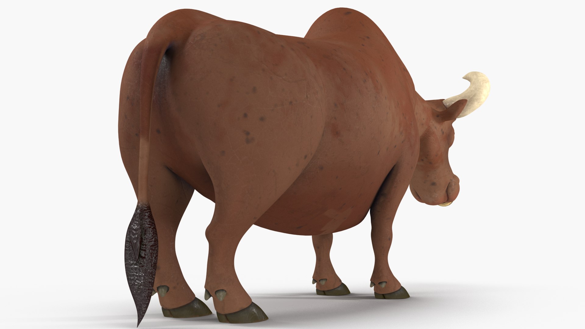 Bull toon 3D model - TurboSquid 1684283