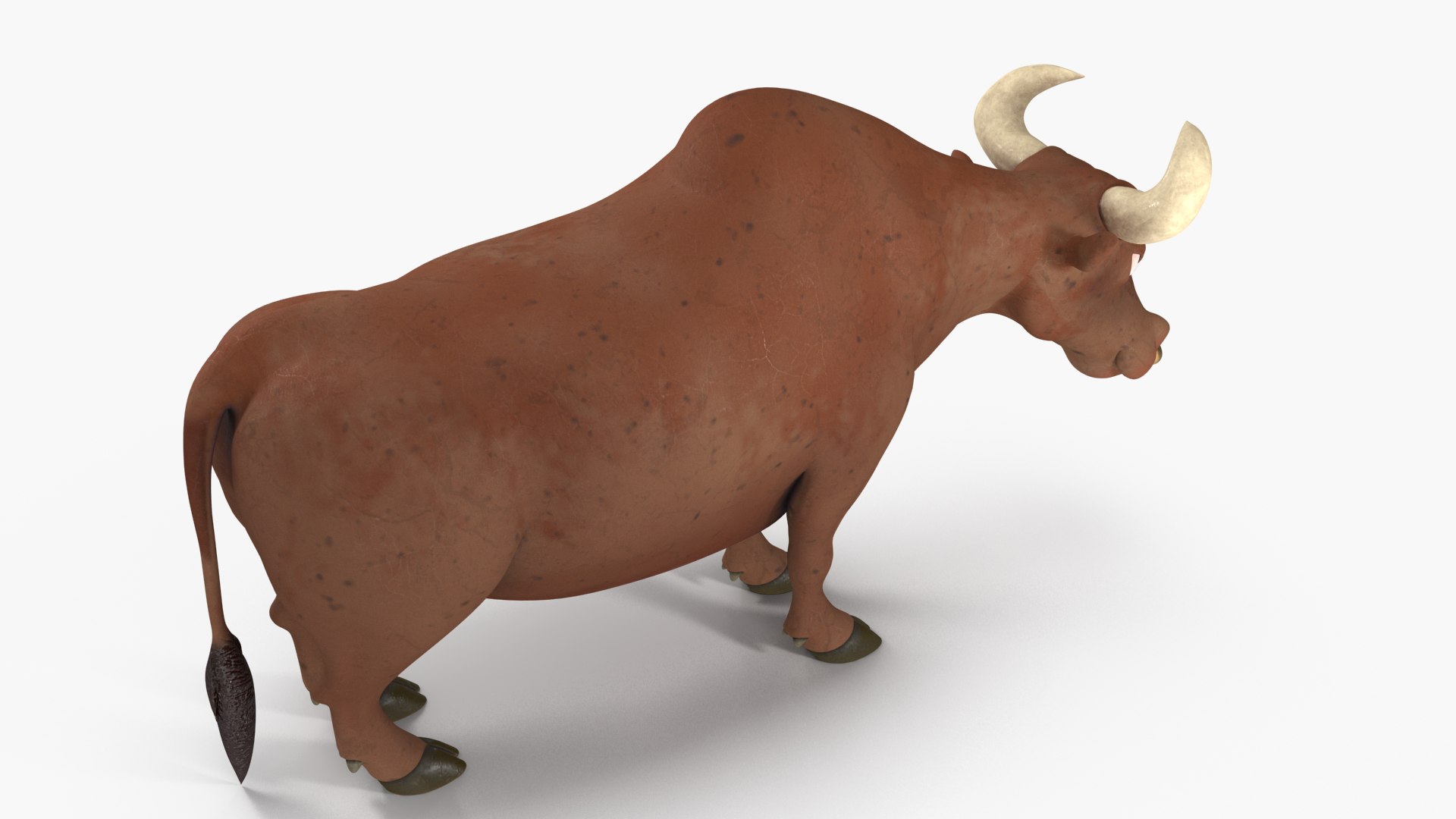 Bull toon 3D model - TurboSquid 1684283