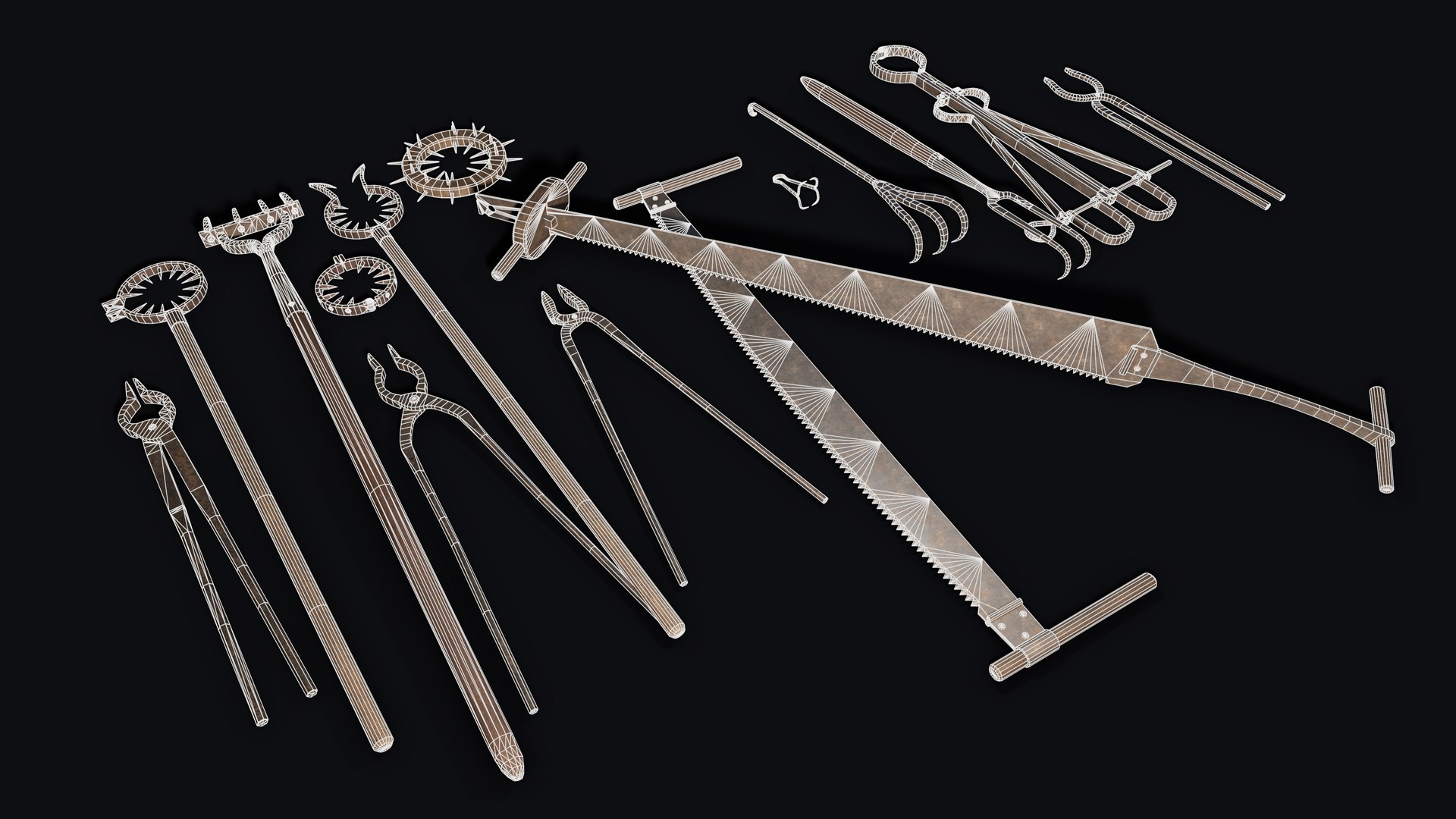 Inquisition Tools 3D Model - TurboSquid 1564305
