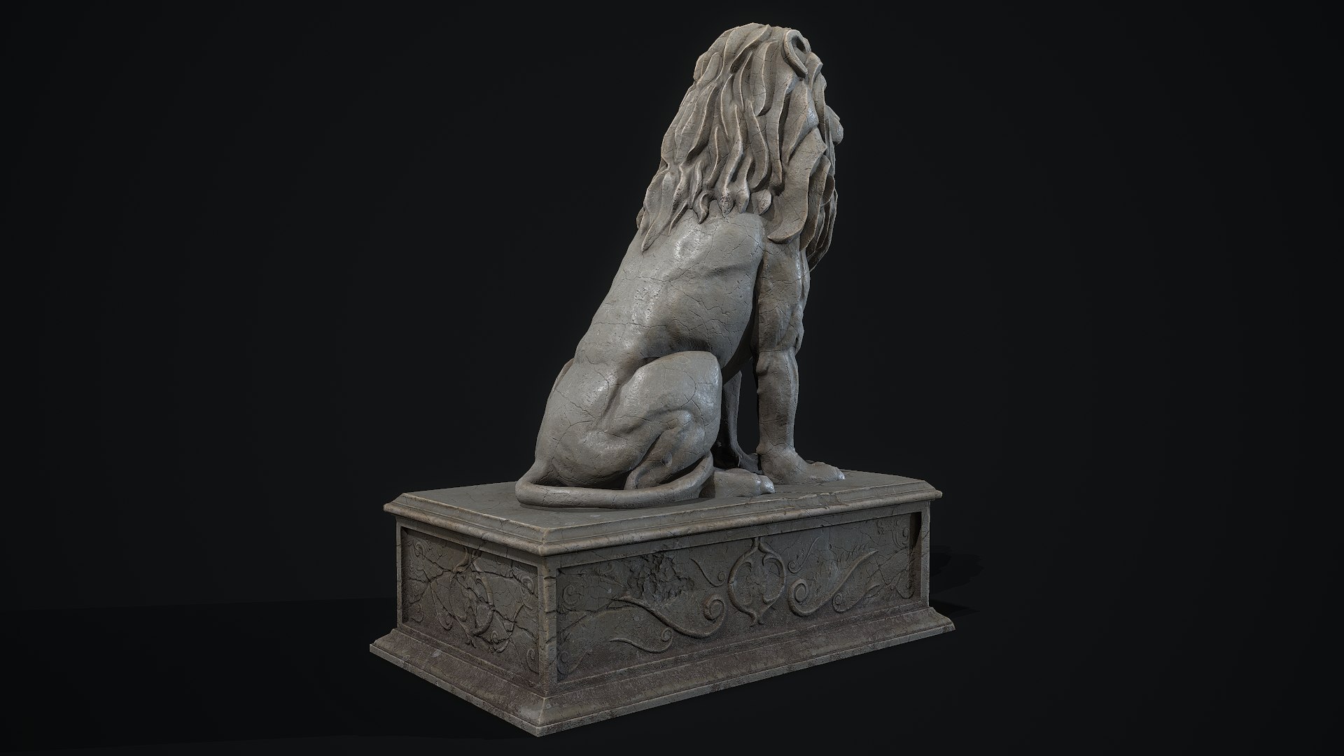 Lion Statue Model - TurboSquid 2146855