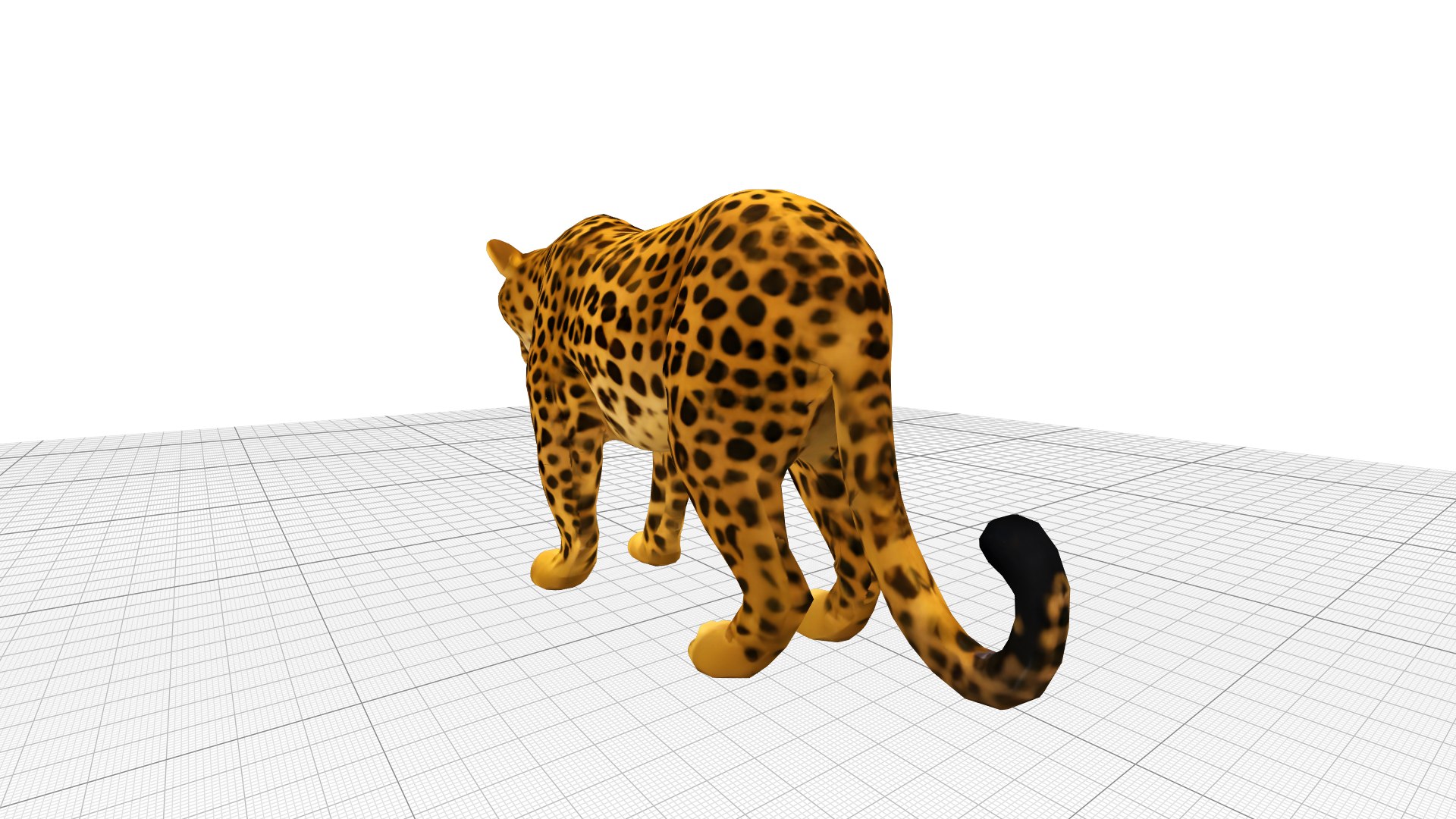 3D Model Leopard Realistic Lowpoly - TurboSquid 2307263