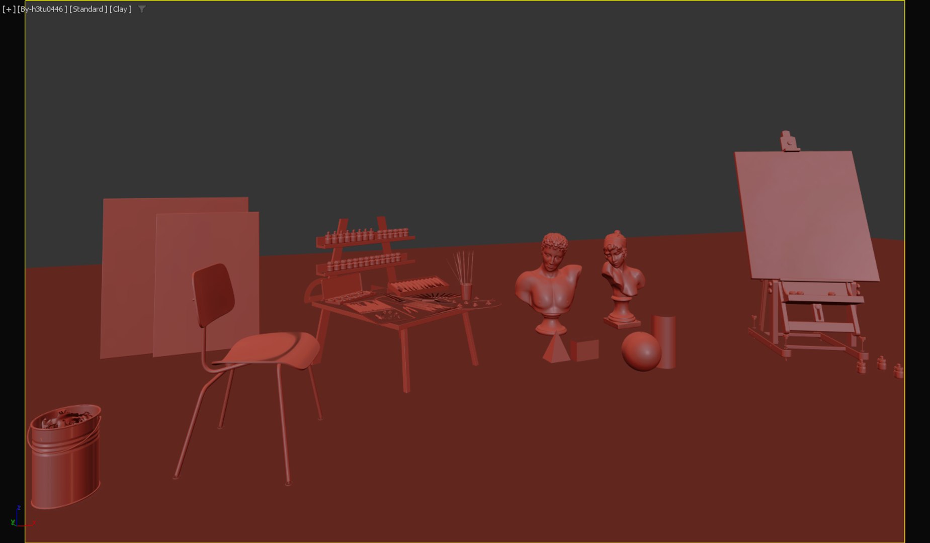 3D Easel - TurboSquid 2242245