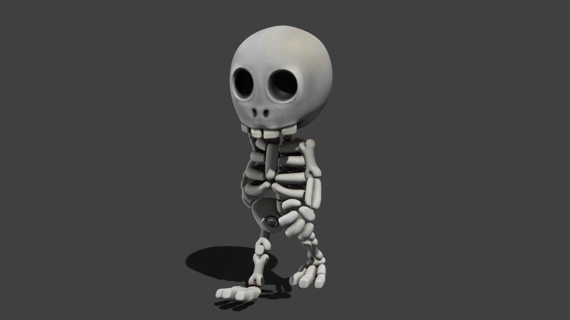 Cartoon Skeleton 3D - TurboSquid 1984289
