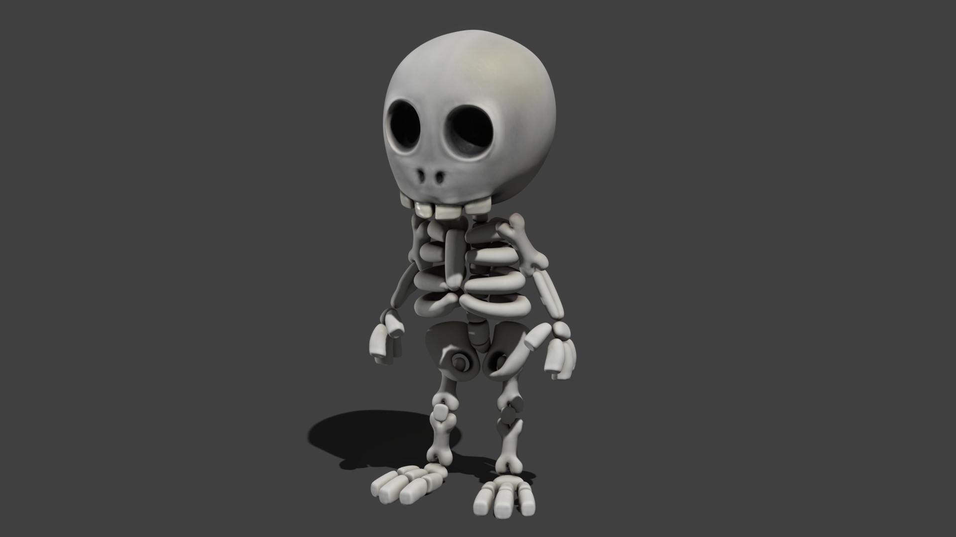 Cartoon Skeleton 3D - TurboSquid 1984289