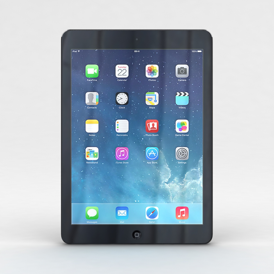 Apple Ipad Air Space 3d Model