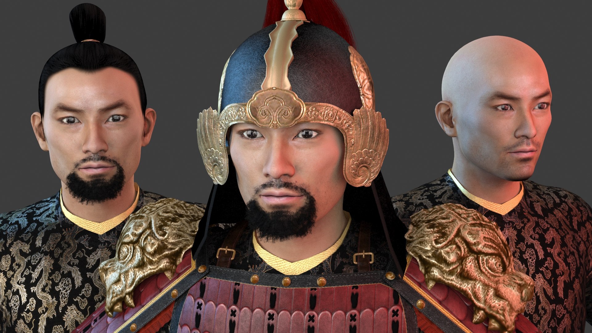 Chinese Hero Model - TurboSquid 1841433