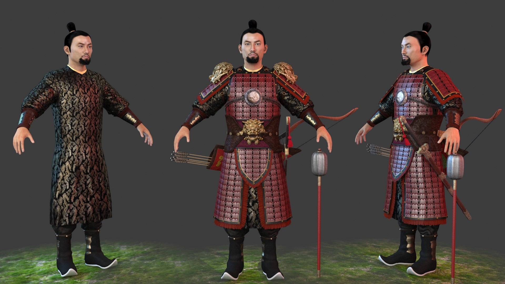 Chinese Hero Model - TurboSquid 1841433