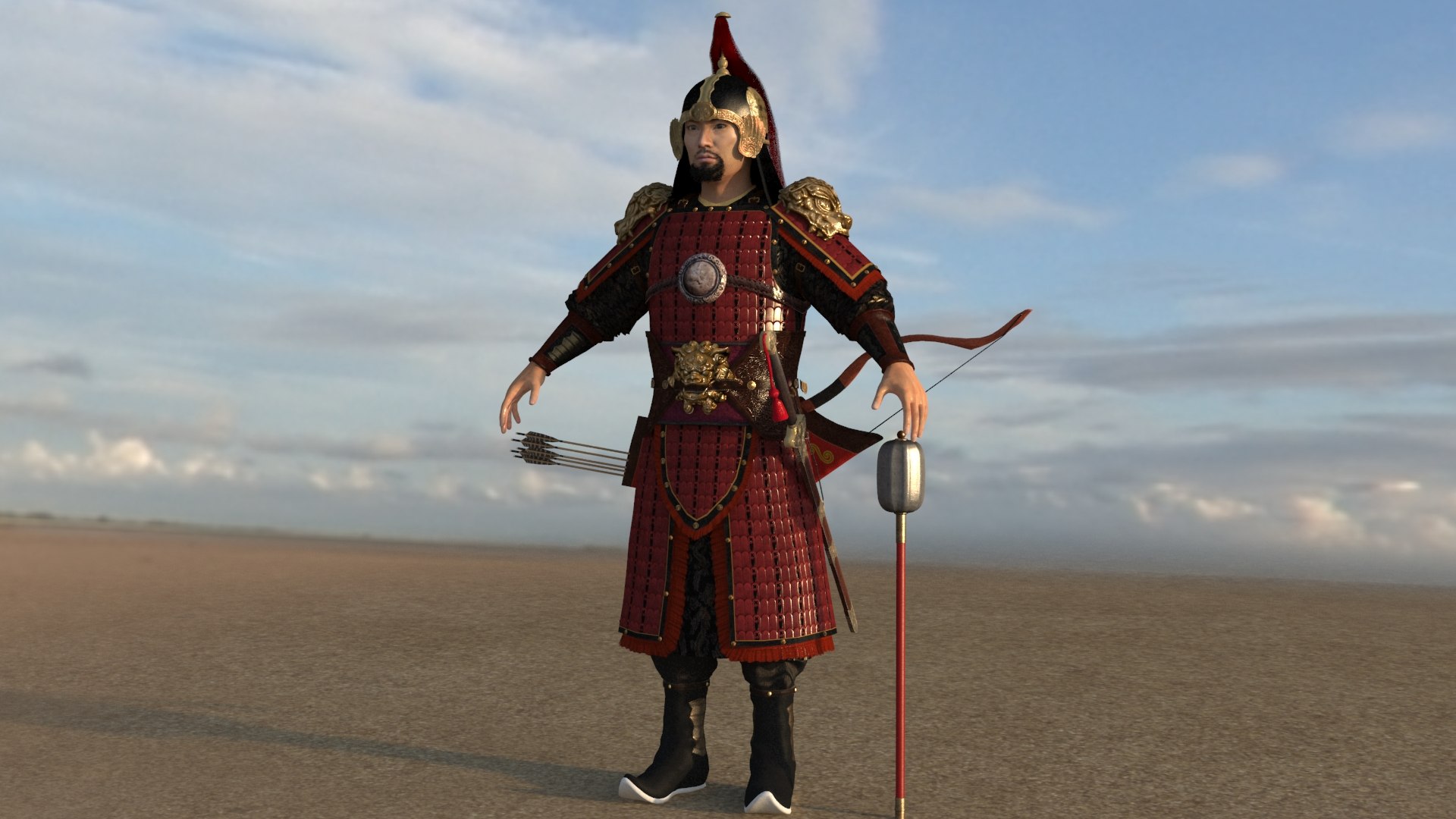 Chinese Hero Model - TurboSquid 1841433
