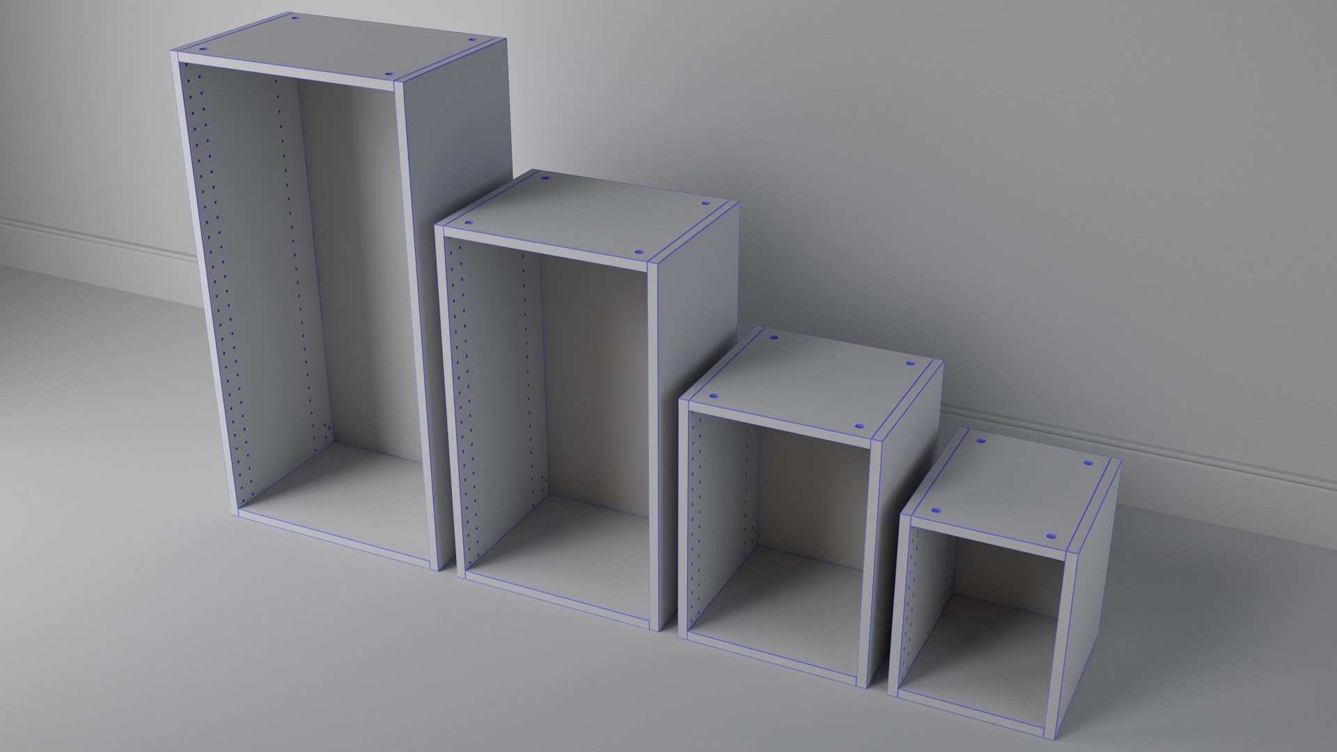 Sektion wall cabinet 3D - TurboSquid 1979747