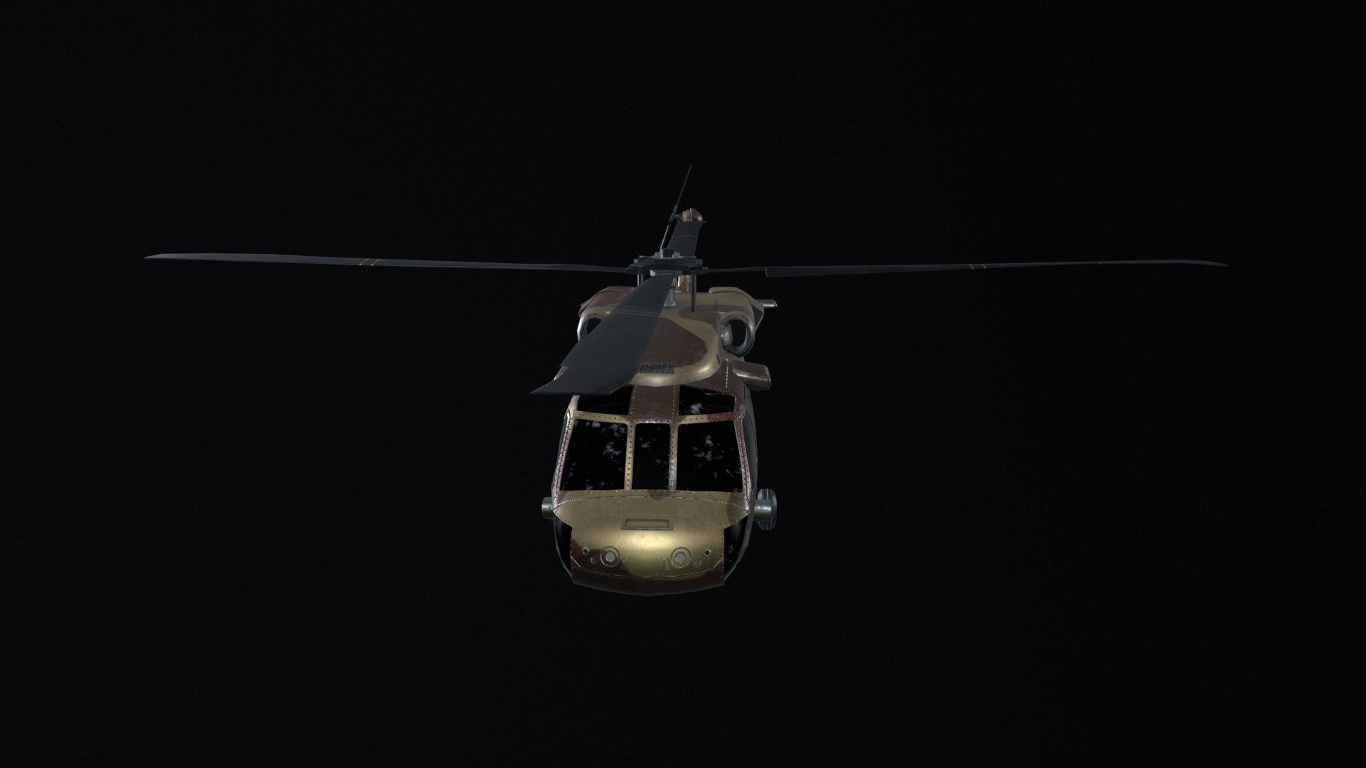 3D Asset - Army - UH60 BlackHawk - 3D MODEL Low-poly Model - TurboSquid ...