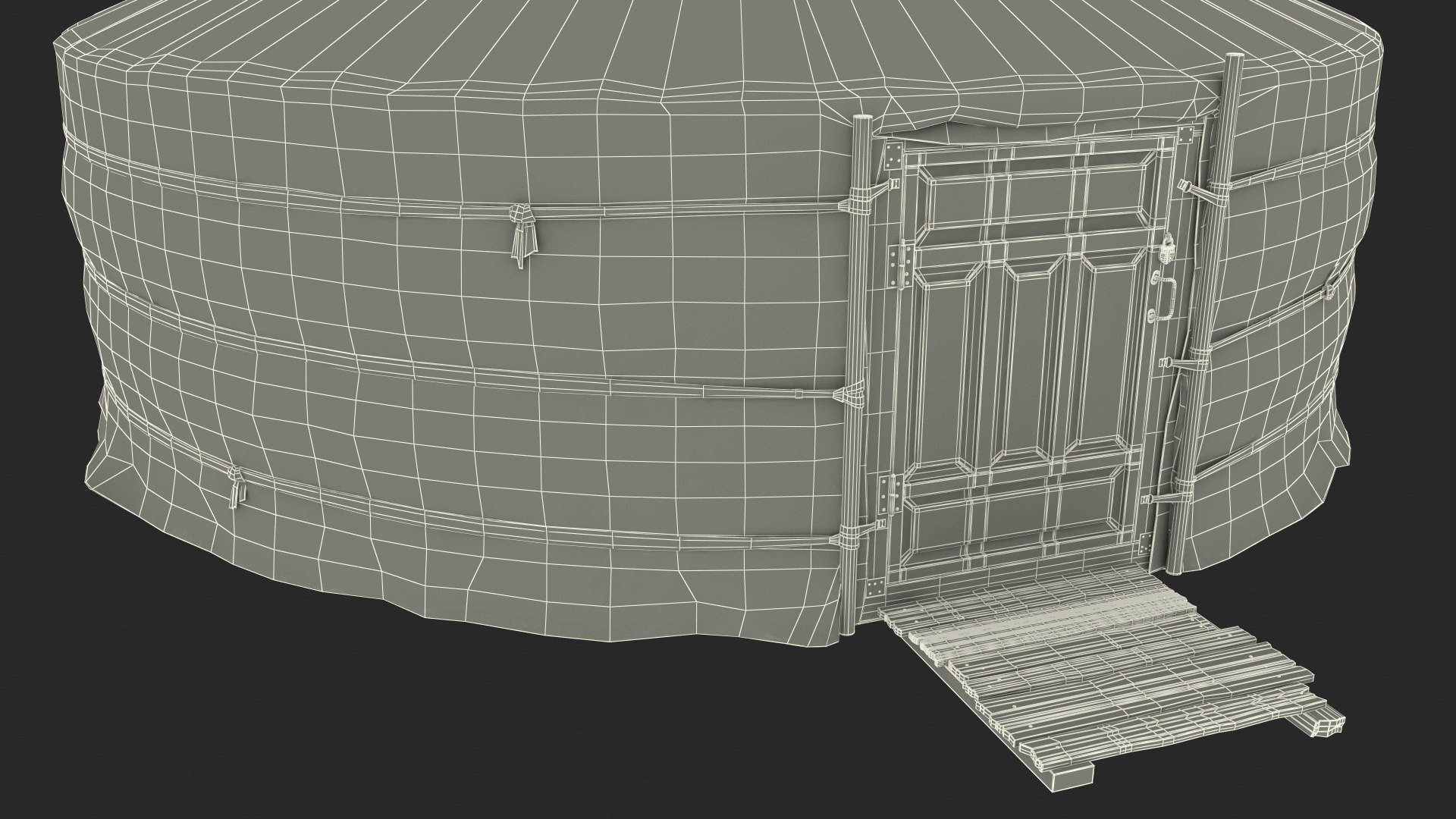 3D Yurt Mongolian Nomads - TurboSquid 1443458